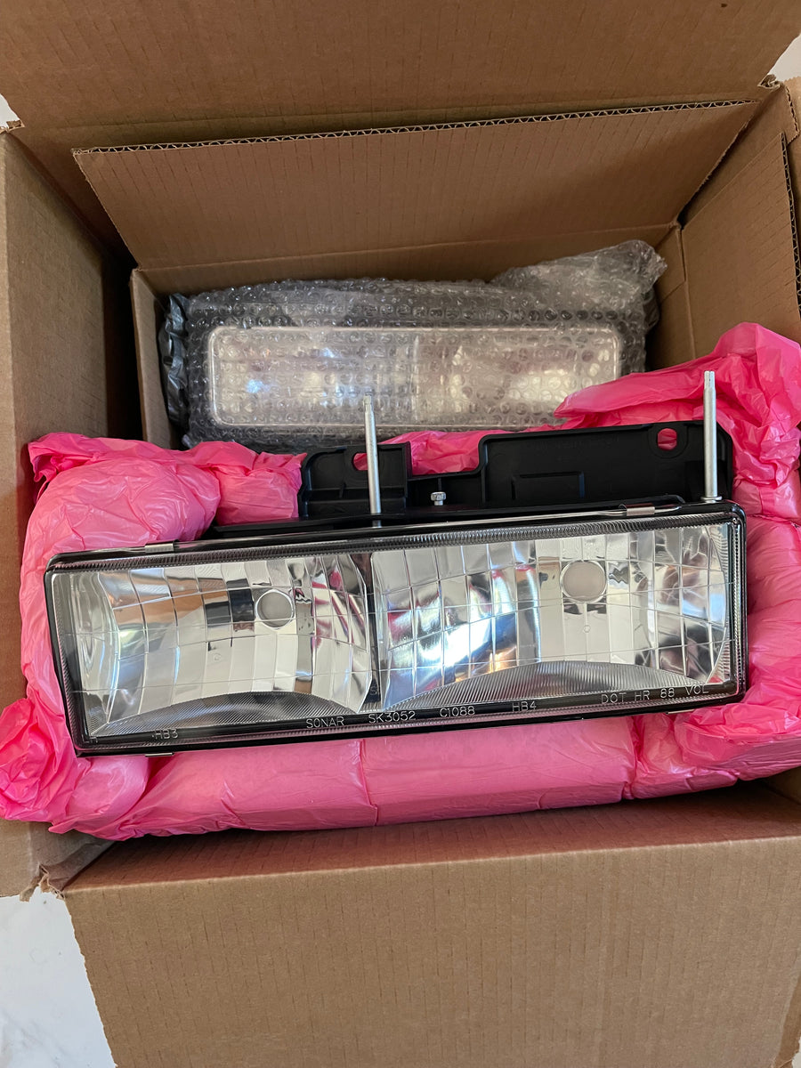 88-98 REAL GLASS Chevrolet/GMC Headlights – RZ Lightz
